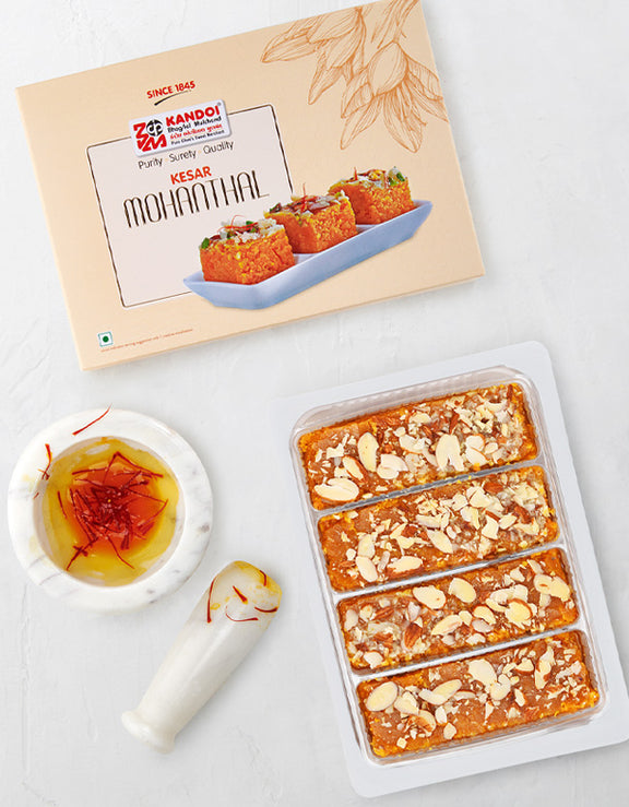 Mohanthal | Kesar Mohanthal | Assorted Indian Sweets Online – Kandoi ...
